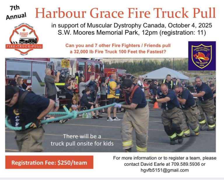 7th Annual Harbour Grace Fire Truck Pull - Harbour Grace